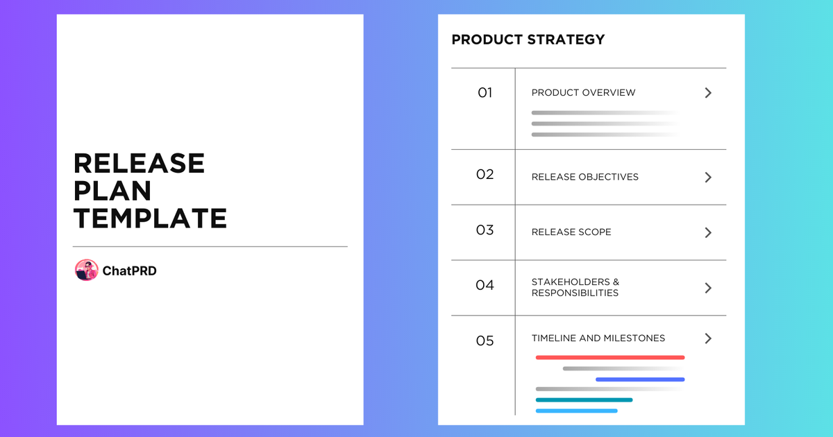 Release Plan Template | ChatPRD