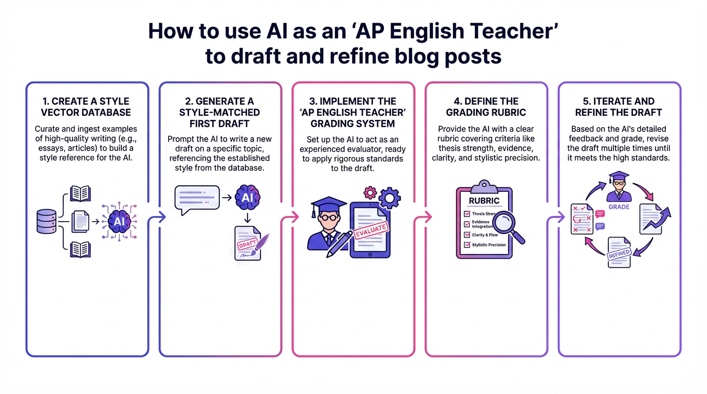 How to Use AI as an 'AP English Teacher' to Draft and Refine Blog Posts ...