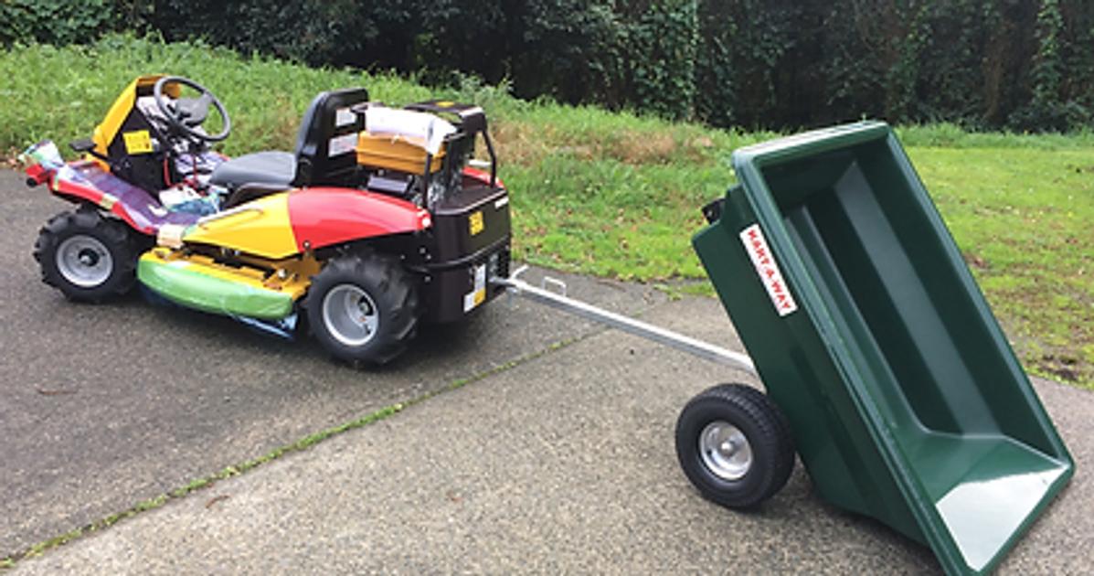 Canycom Mower Tow Hitch attachment » OMC Power Equipment