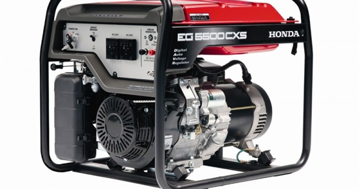 Honda Electric Start Standard Generator - EG5500CXS » OMC Power Equipment