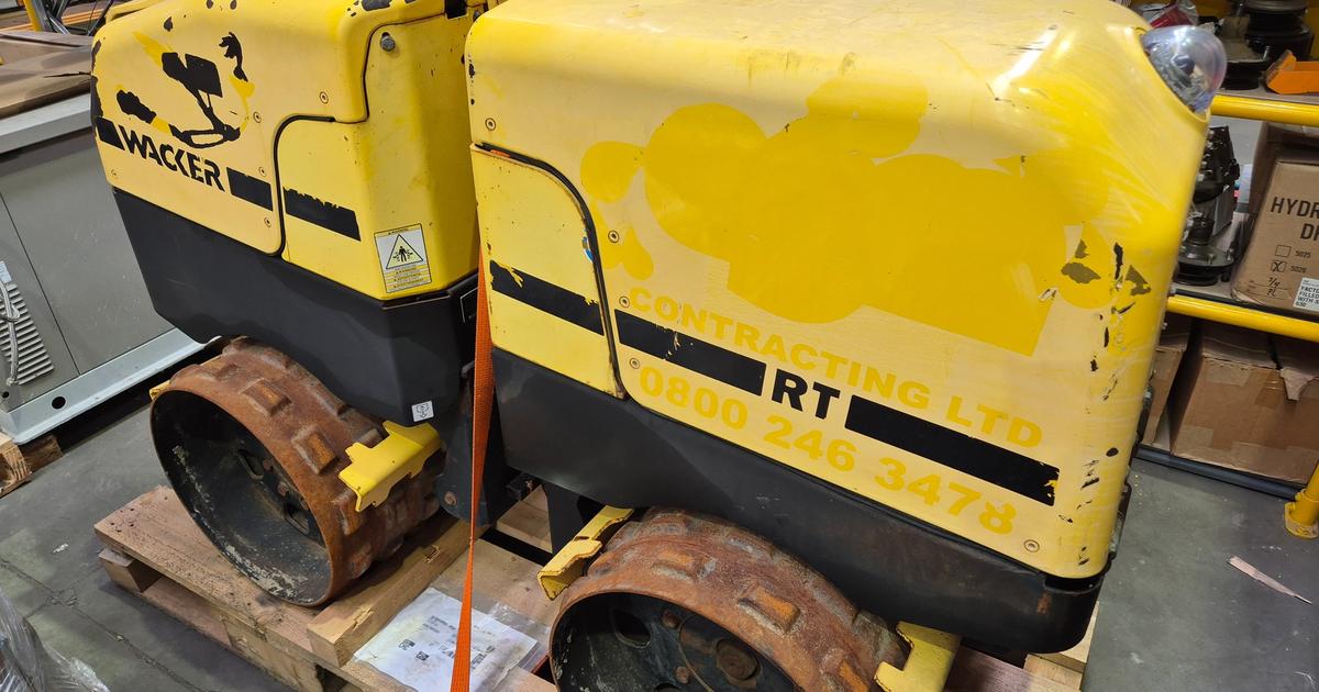 Pre-owned Wacker RT Remote Controlled Trench Roller » OMC Power Equipment