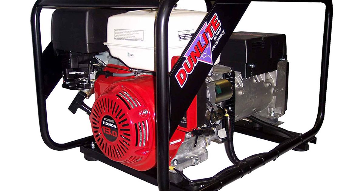 Dunlite-Honda Generator - DGUH 7ES-2 8kVA Electric Start. » OMC Power ...