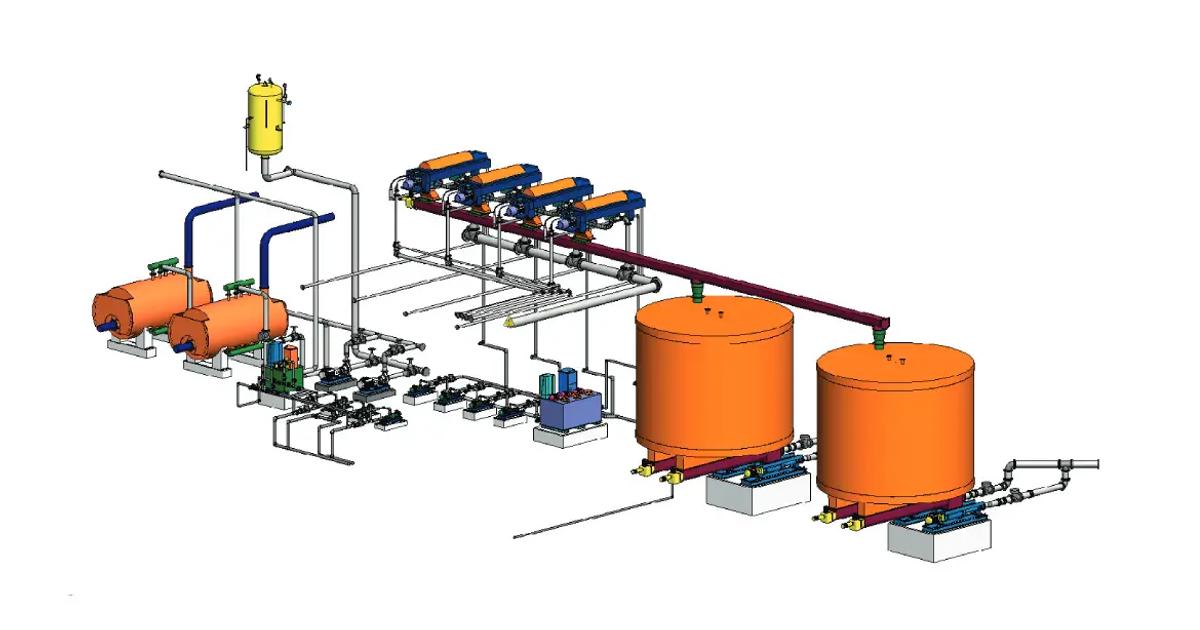 BIM Revit MEP Model of Hot Water Generator | In 3D Technology LTD