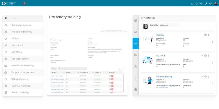 Certification And Skills Management Software - Orbit Online