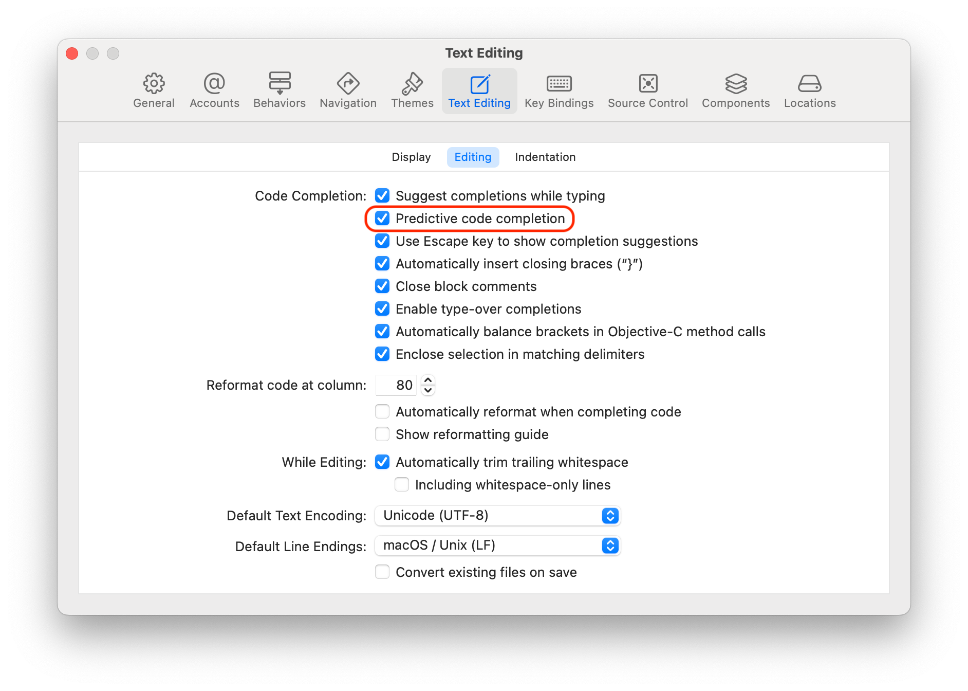 Predictive Code Completion in Xcode – Lickability