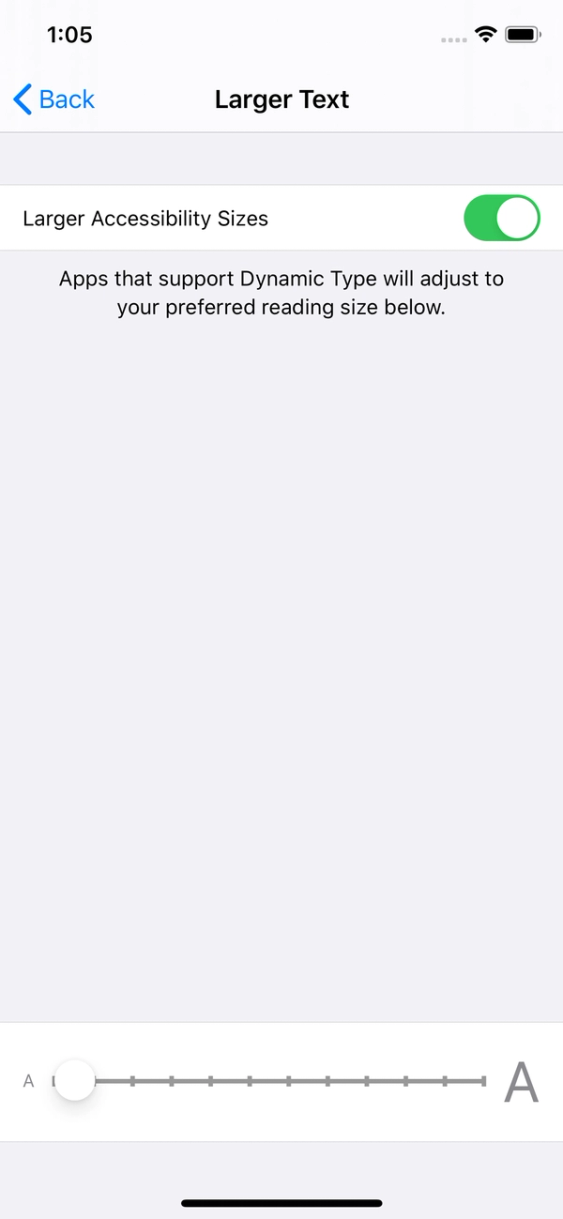 Dynamic Type & In-App Font Scaling – Lickability