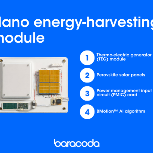 Nano Energy-Harvesting Module | Baracoda