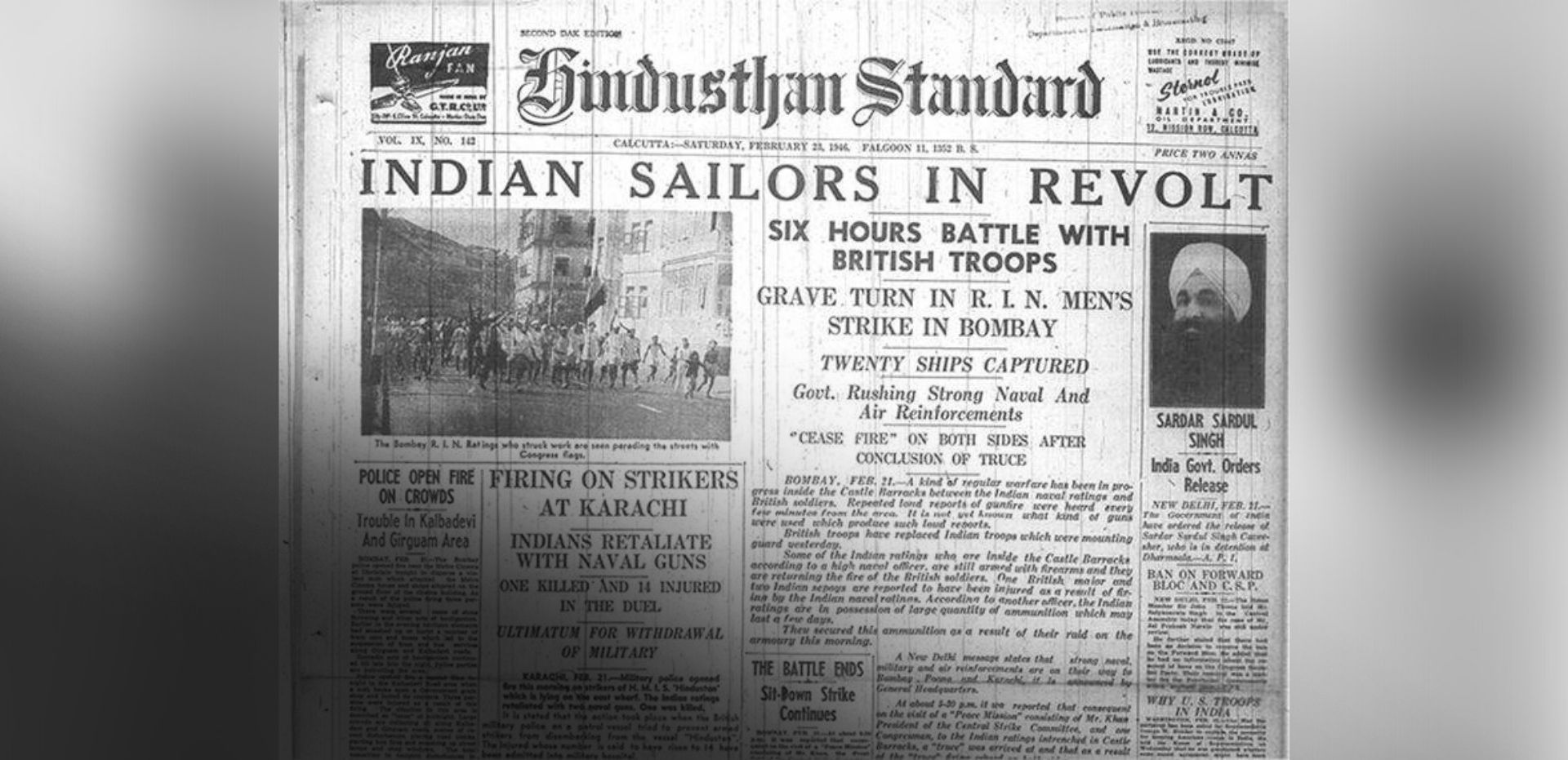 Royal Indian Naval Mutiny: On the Threshold of Freedom