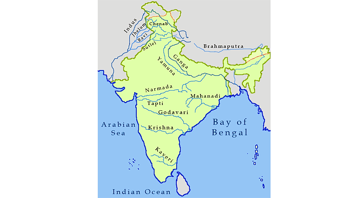 Map Of India Indus River