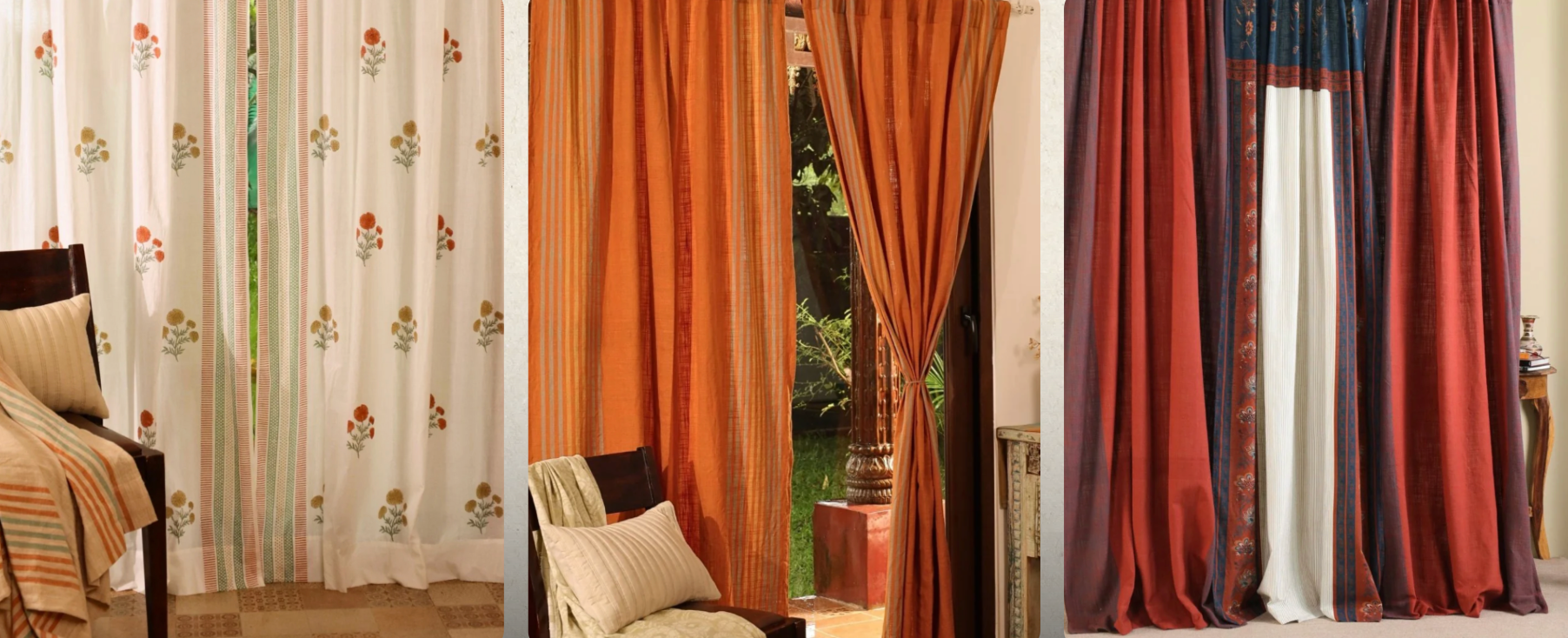 20 Different Types of Curtains as per Room Type