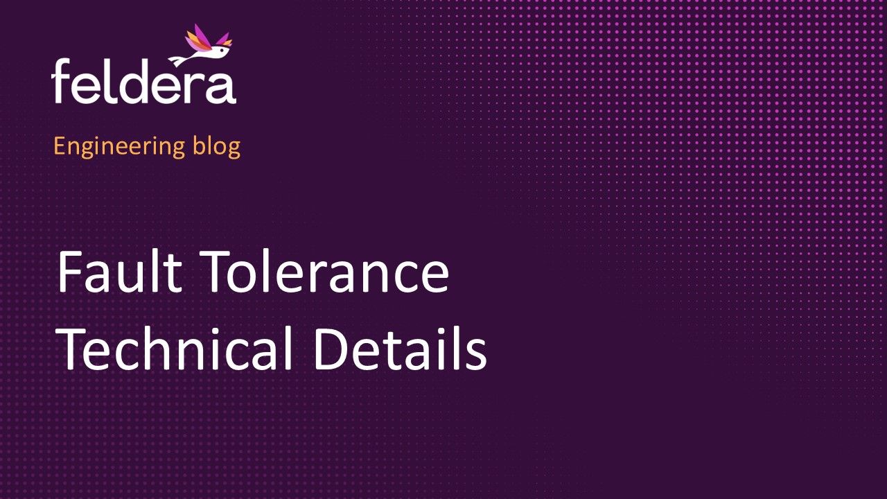 fault tolerance technical details