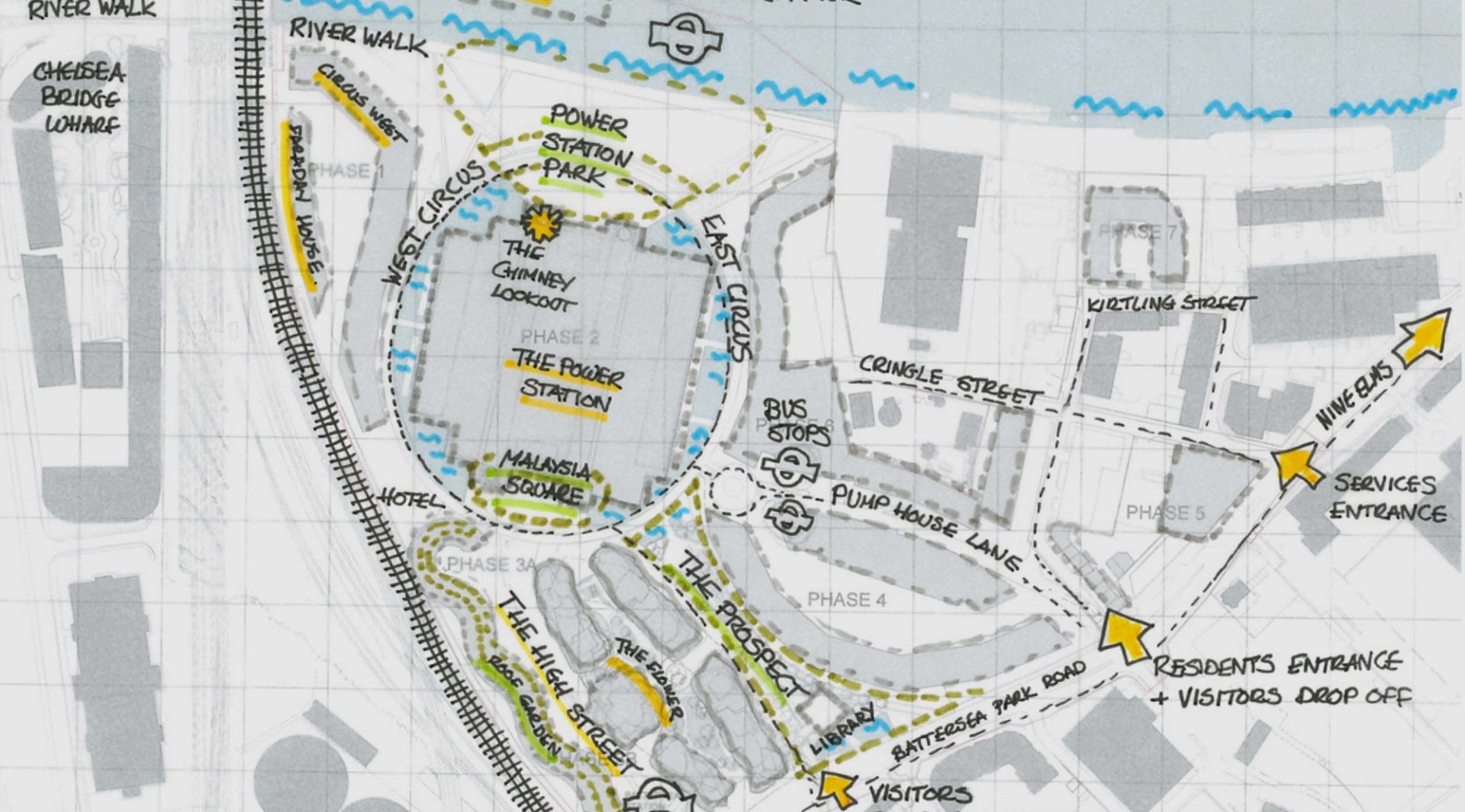 Battersea Power Station, Masterplan & Public Realm | Holmes Wood