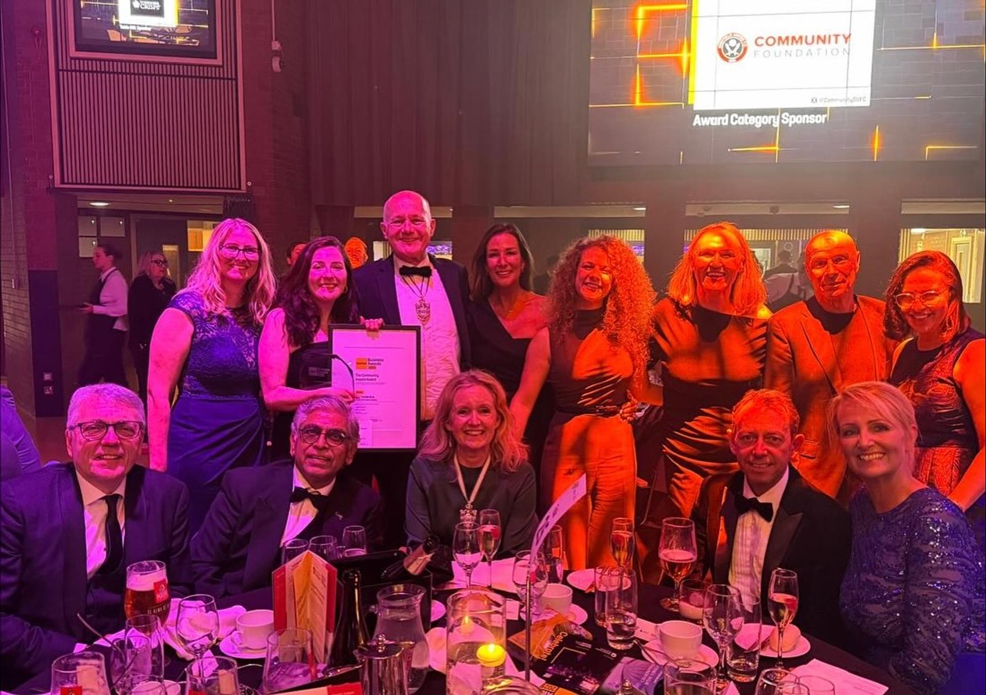 Weston Park Cancer Charity scoops up TWO awards at The Sheffield ...