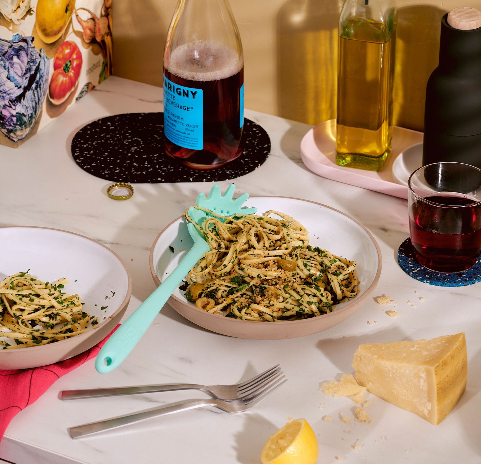 GIR Spaghetti Spoon - Pasta Spoon & Ladle