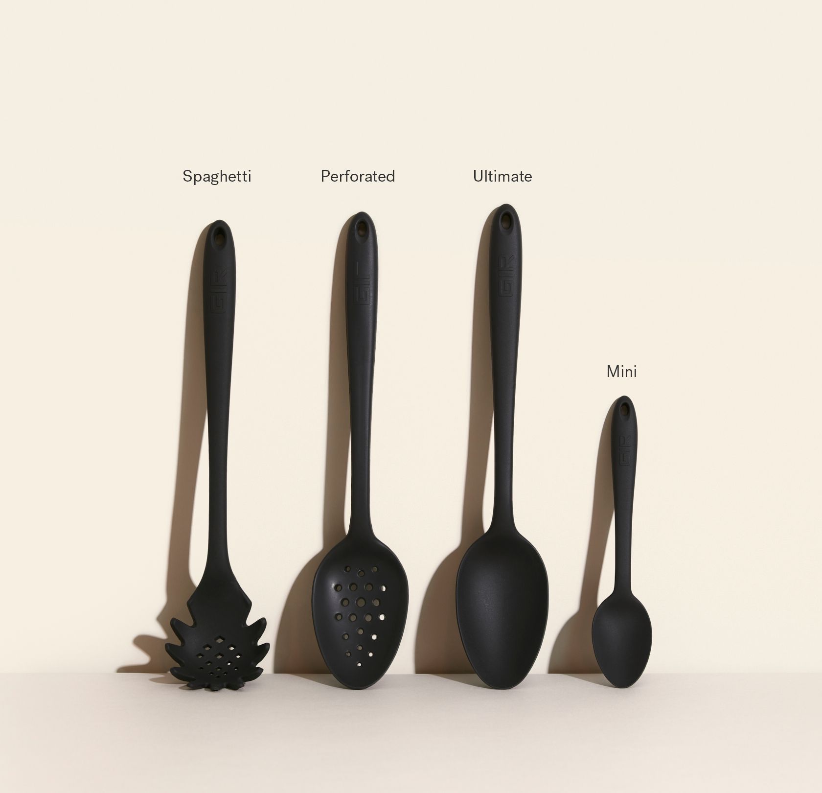 GIR Silicone Serving Spoon - Ultimate, Perforated, and Mini