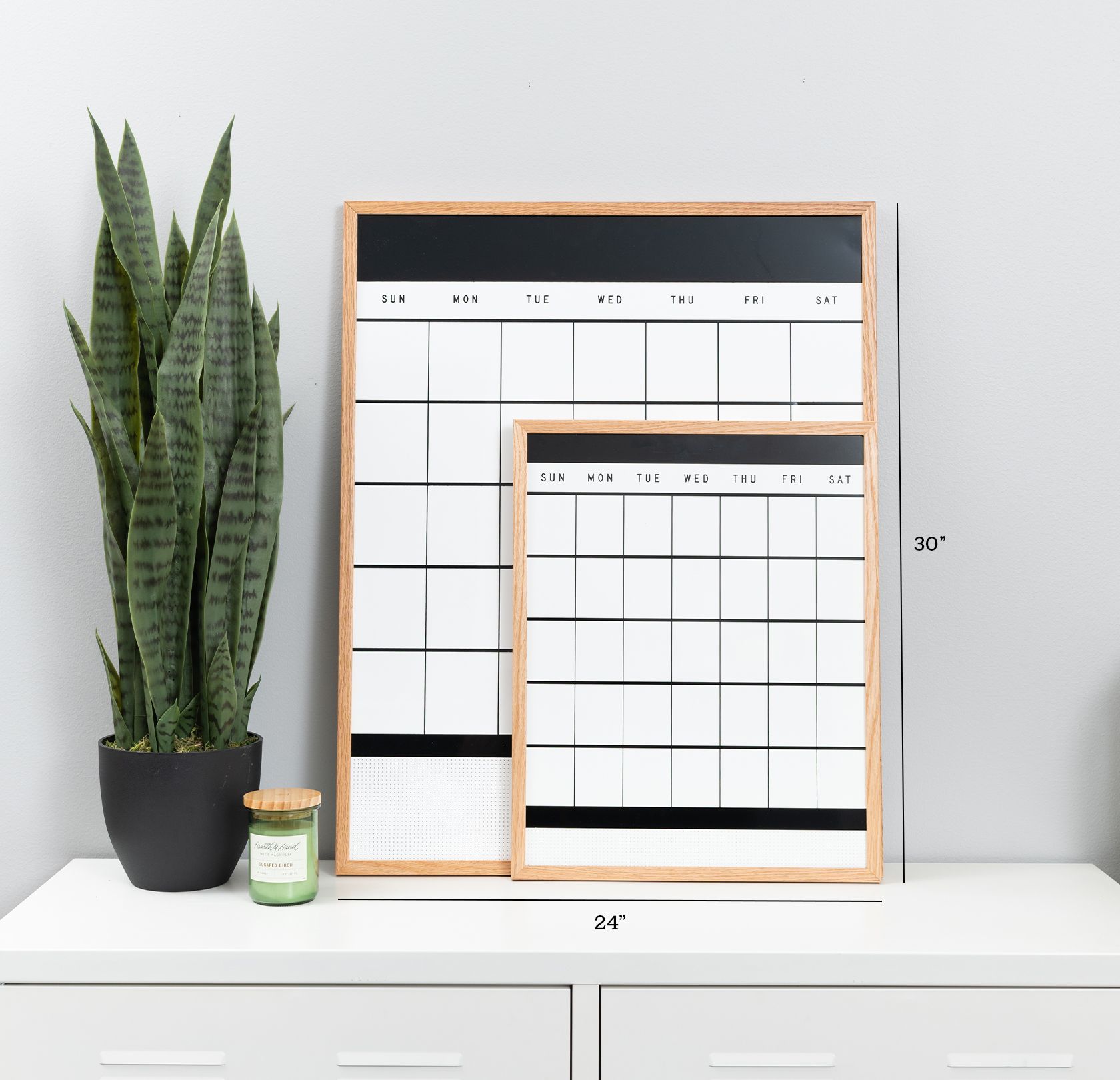 Block Monthly Calendar