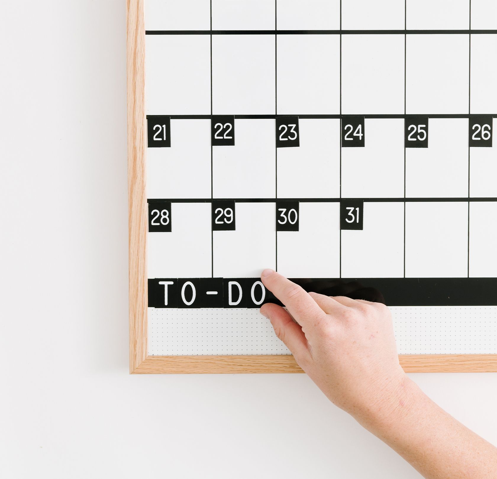 Block Compact Monthly Calendar