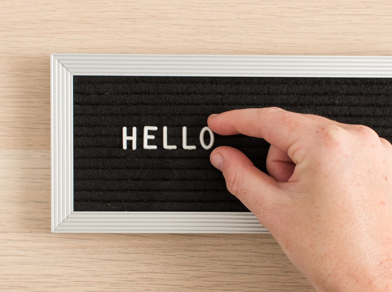 Letterfolk Changeable Letter Board | Mini Felt Letter Boards