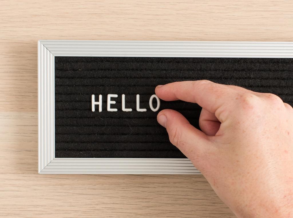 Letterfolk Changeable Letter Board | Mini Felt Letter Boards