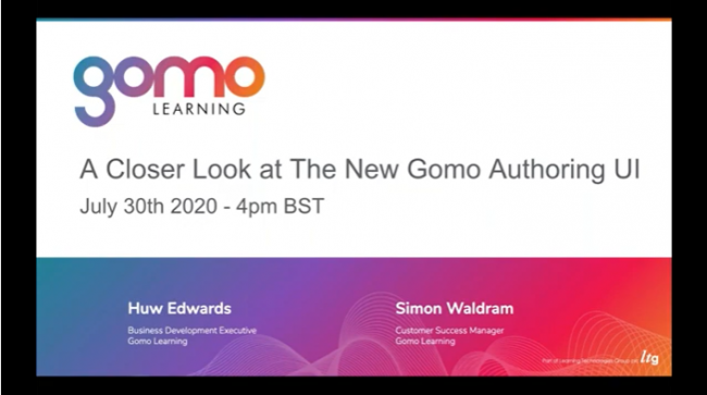A closer look at the new Gomo authoring UI | Gomo Learning