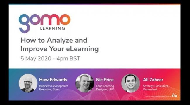 How to analyze and improve your eLearning | Gomo Learning