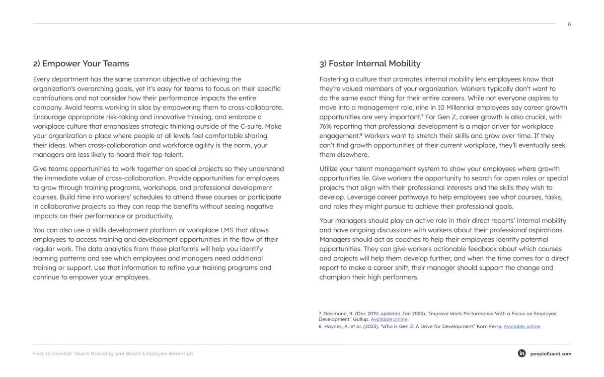 How to Combat Talent Hoarding and Boost Employee Retention | Workforce ...