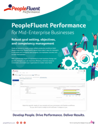 PeopleFluent Mid-Enterprise Performance Product Sheet | Talent ...