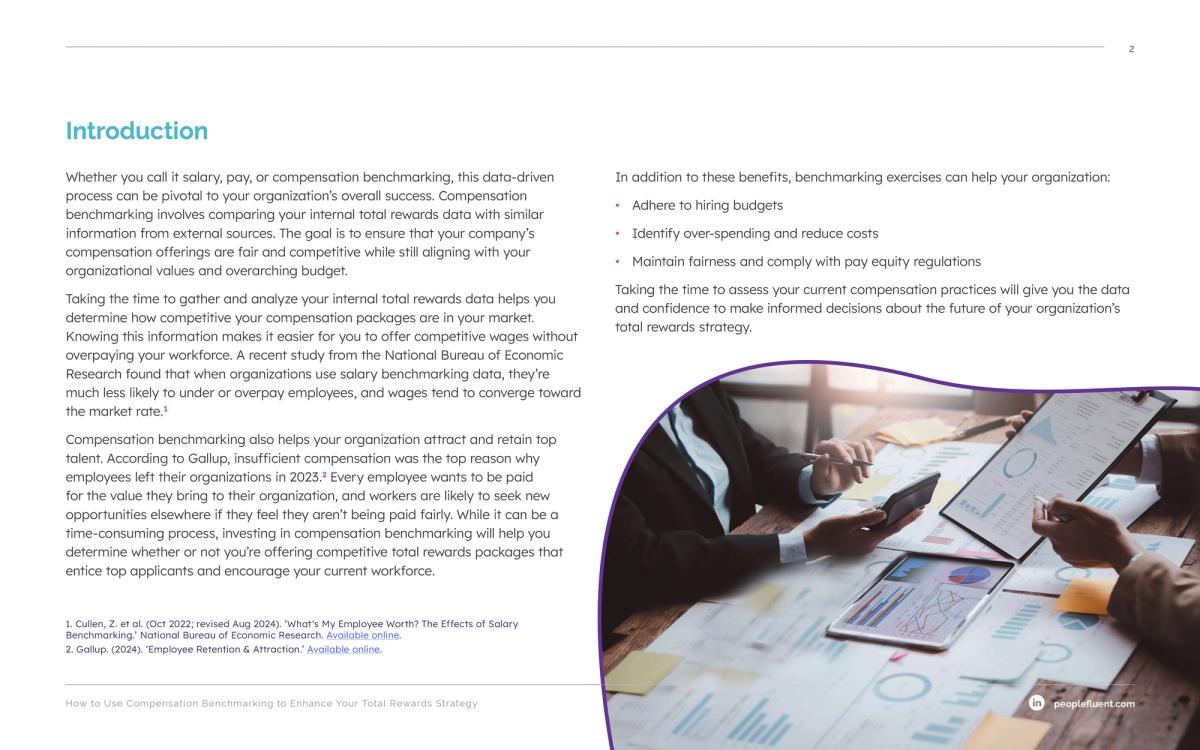 How to Use Compensation Benchmarking to Enhance Your Total Rewards ...