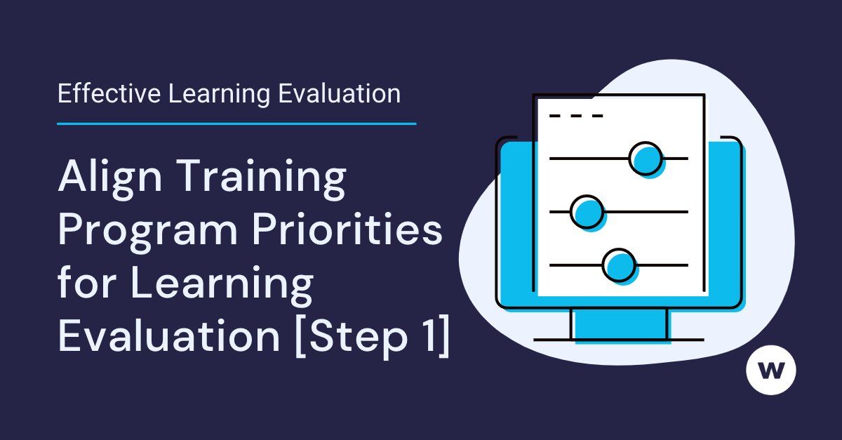 How to Align Training Program Goals for Learning Evaluation