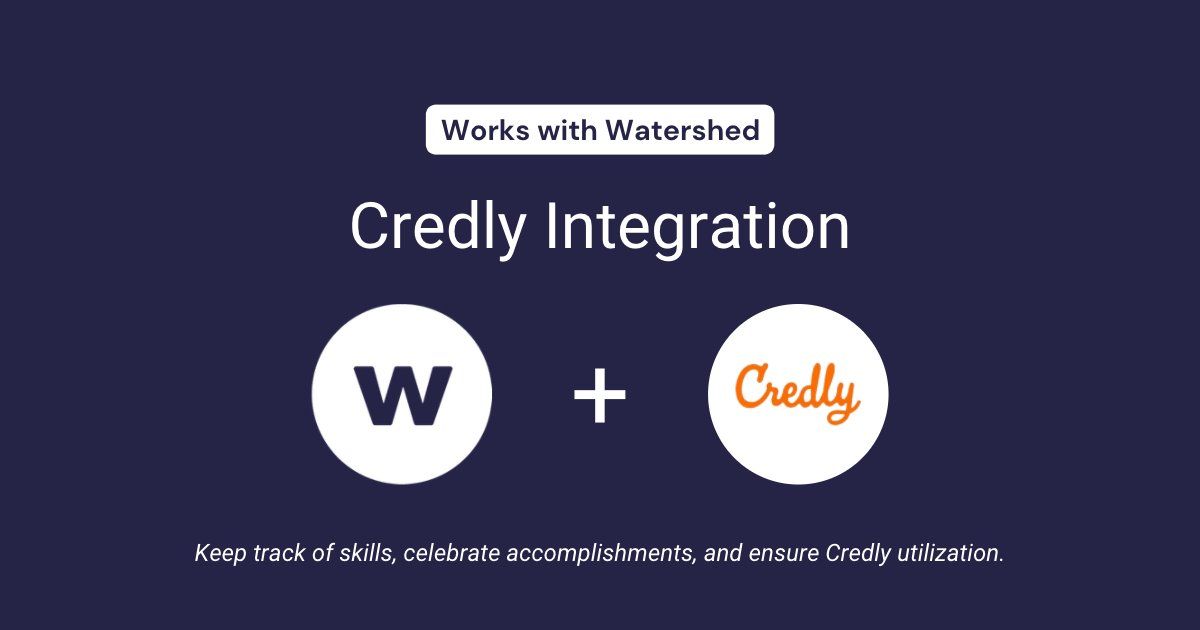 Integrate Your Credly Skills Data with Watershed
