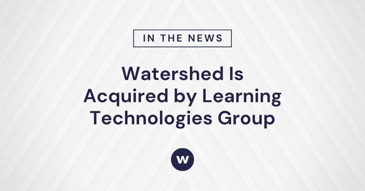 Watershed's Next Chapter | Learning Analytics Software