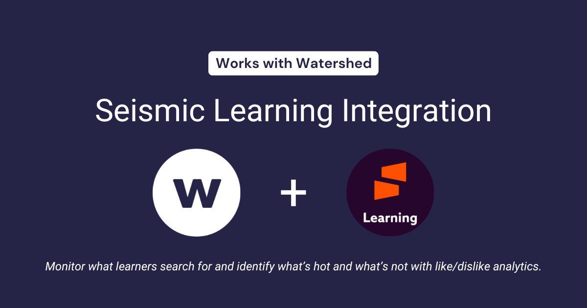 Integrate your Seismic Learning data with Watershed