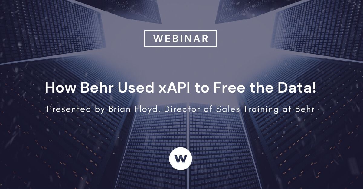 xAPI Data Management | Webinar | Watershed