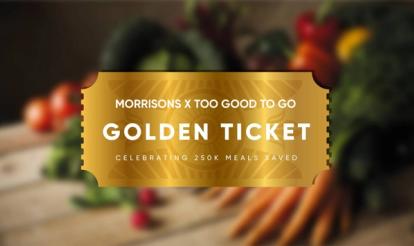 Morrisons Golden Ticket Prize Draw – Too Good To Go