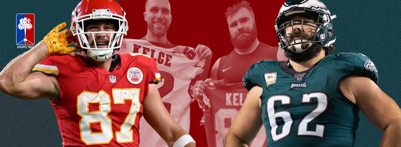 KELCE VS KELCE IN THE SUPERBOWL
