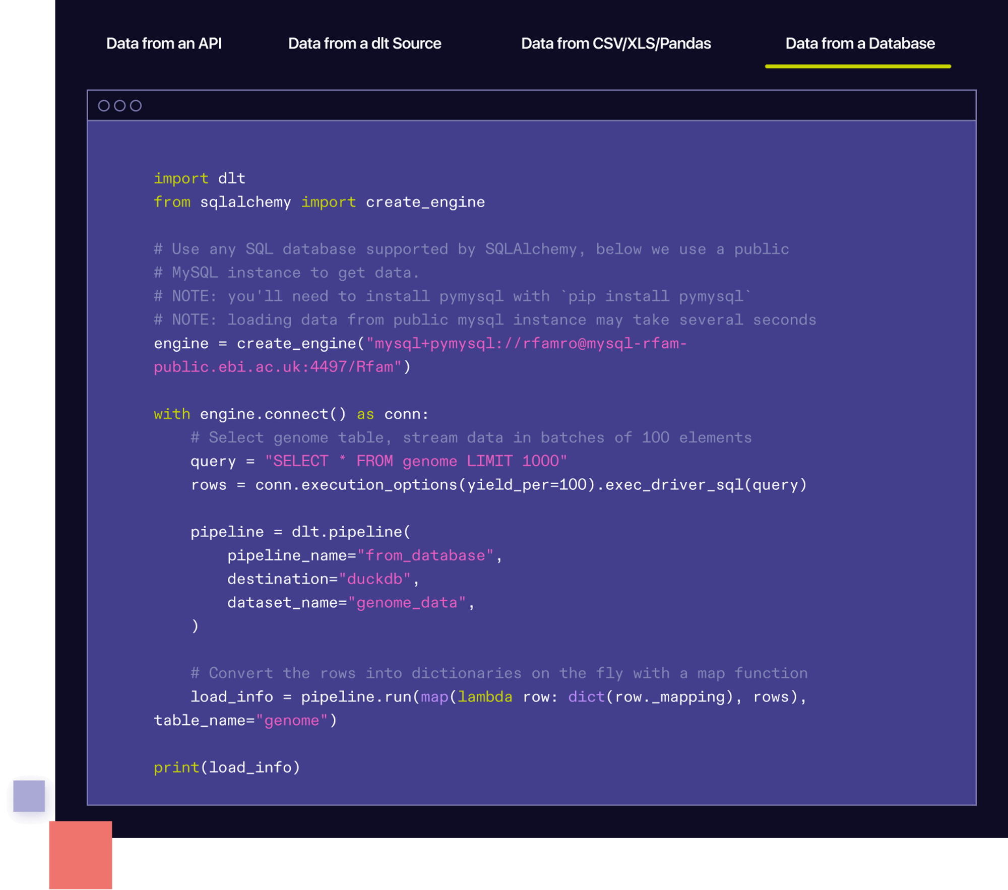 dltHub: ELT as Python Code