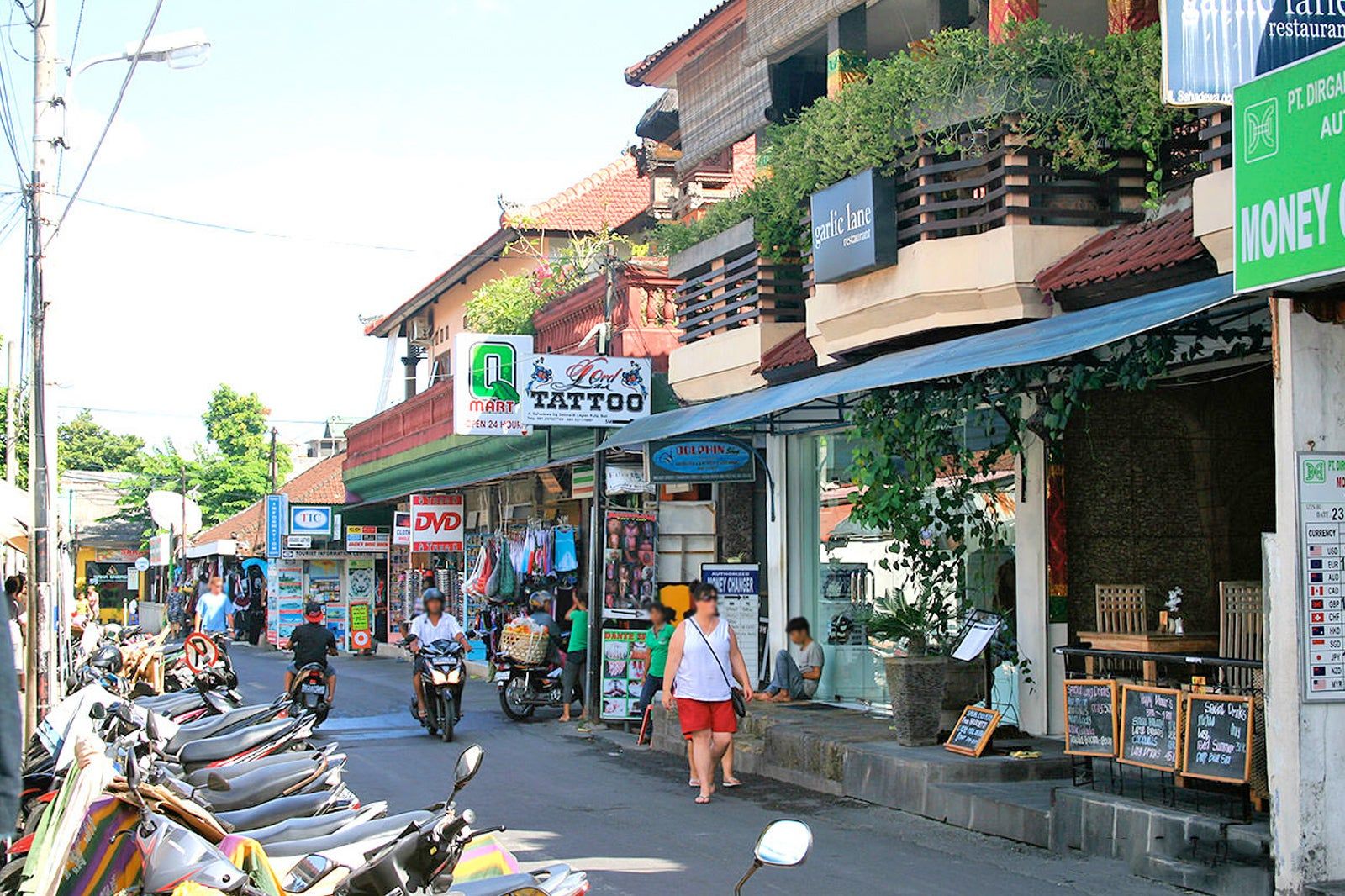 Garlic Lane Shopping Street in Bali