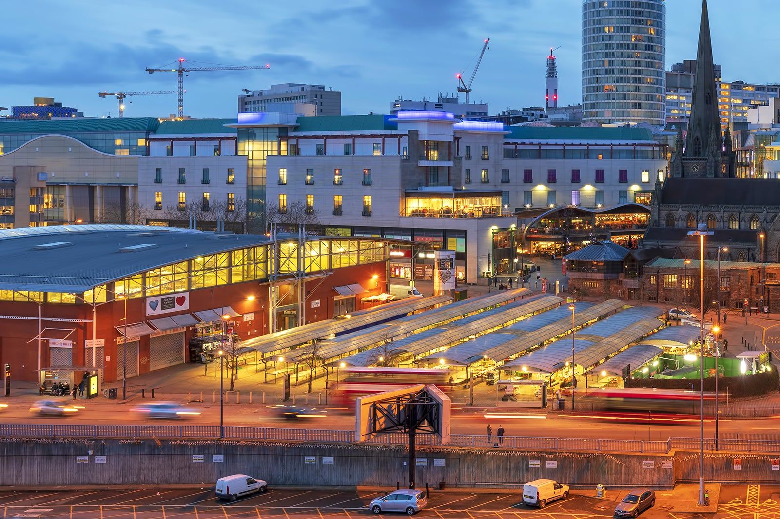 Bullring Indoor Market in Birmingham