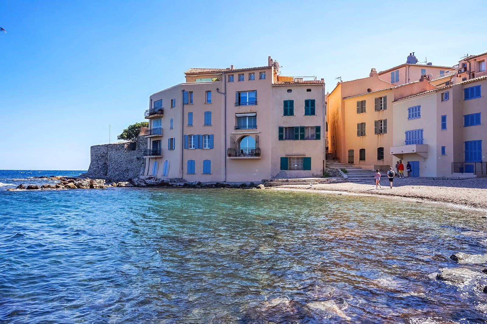 Plage de la Glaye in Saint Tropez
