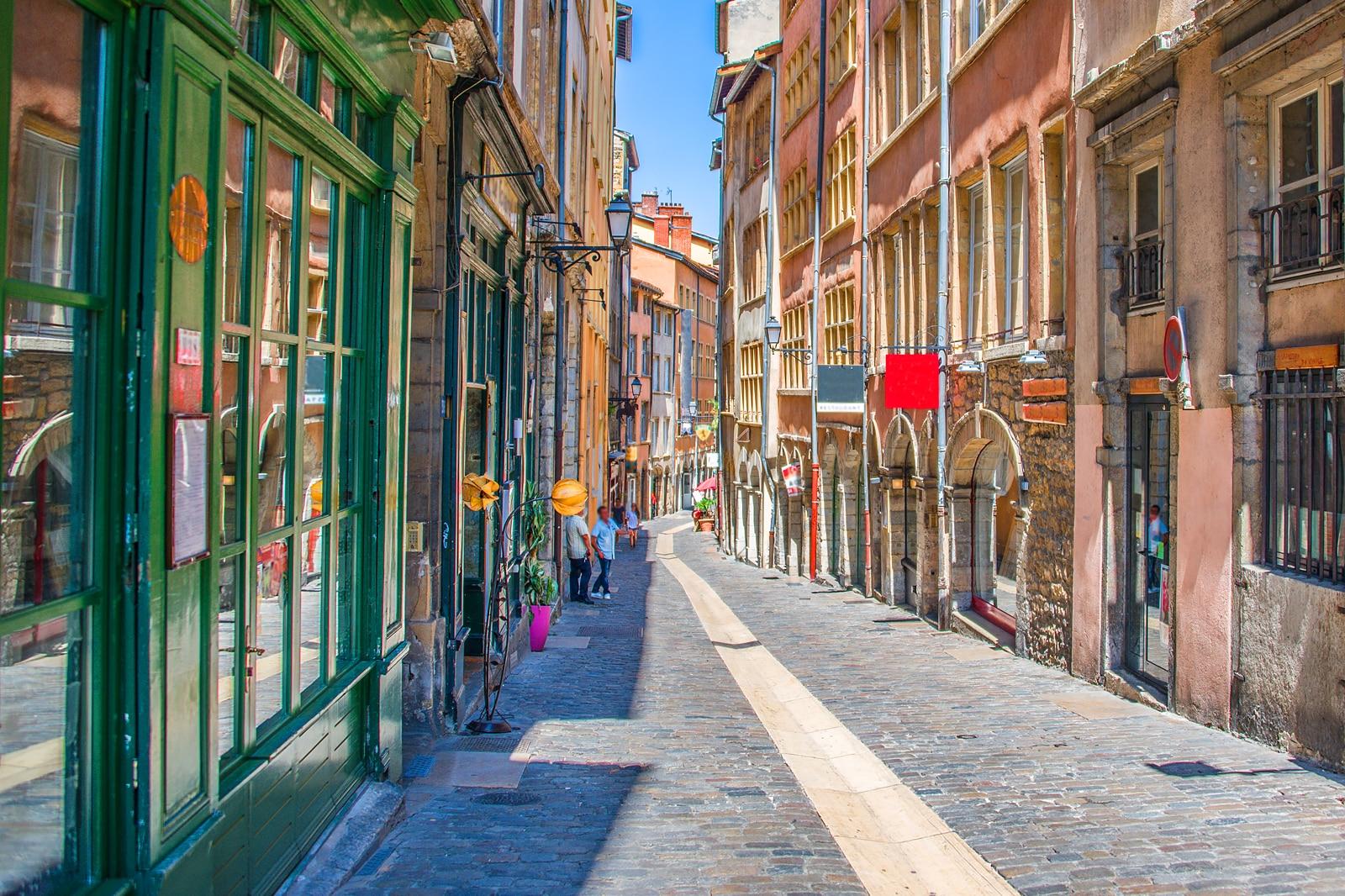 A street in Lyon.