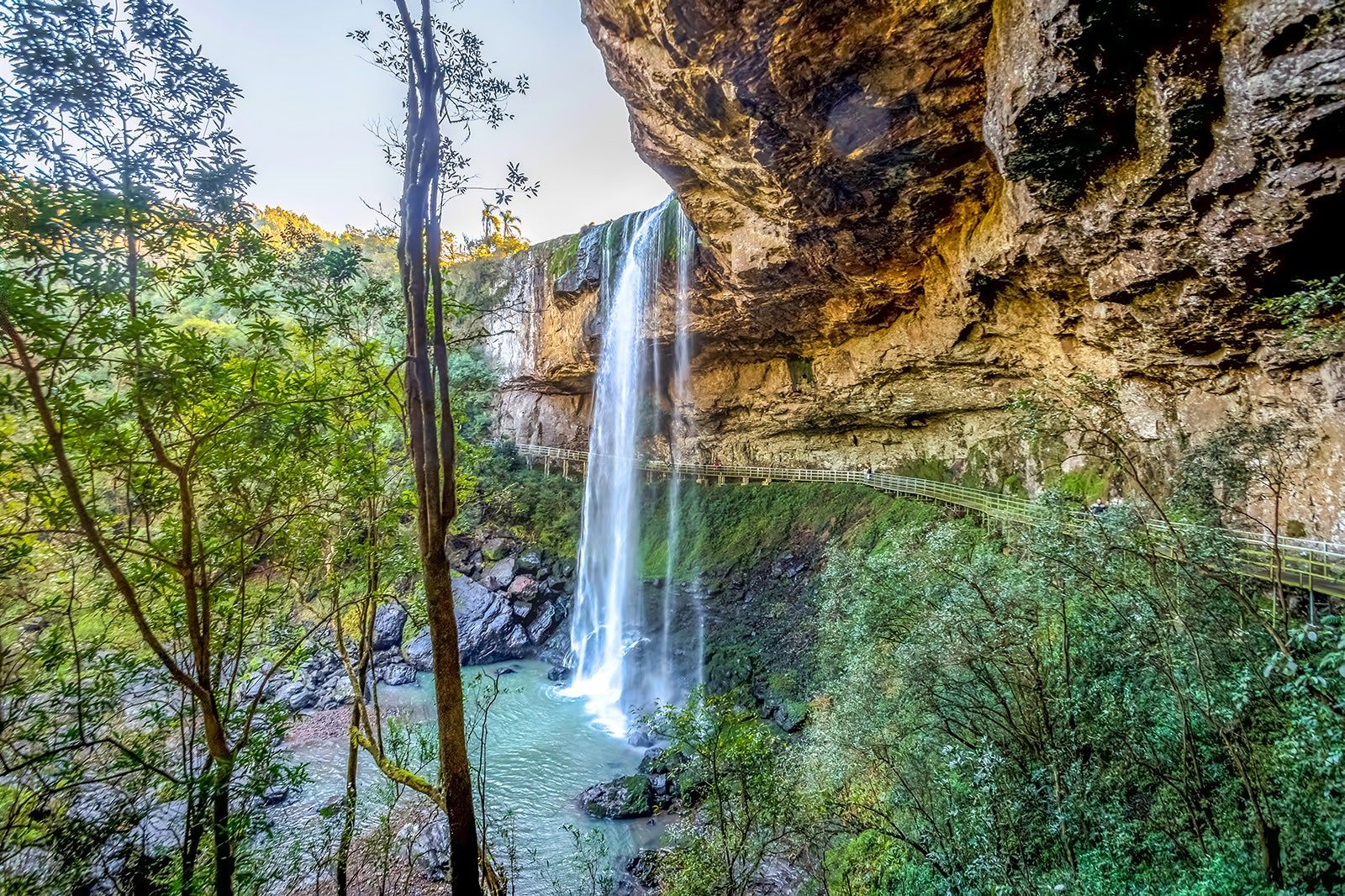 Parque Salto Ventoso perto de Bento Gonçalves