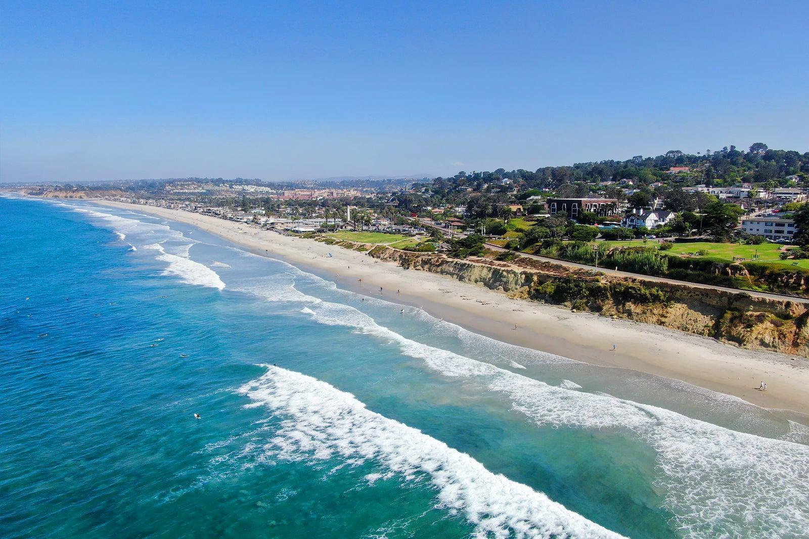 Del Mar City Beach in California