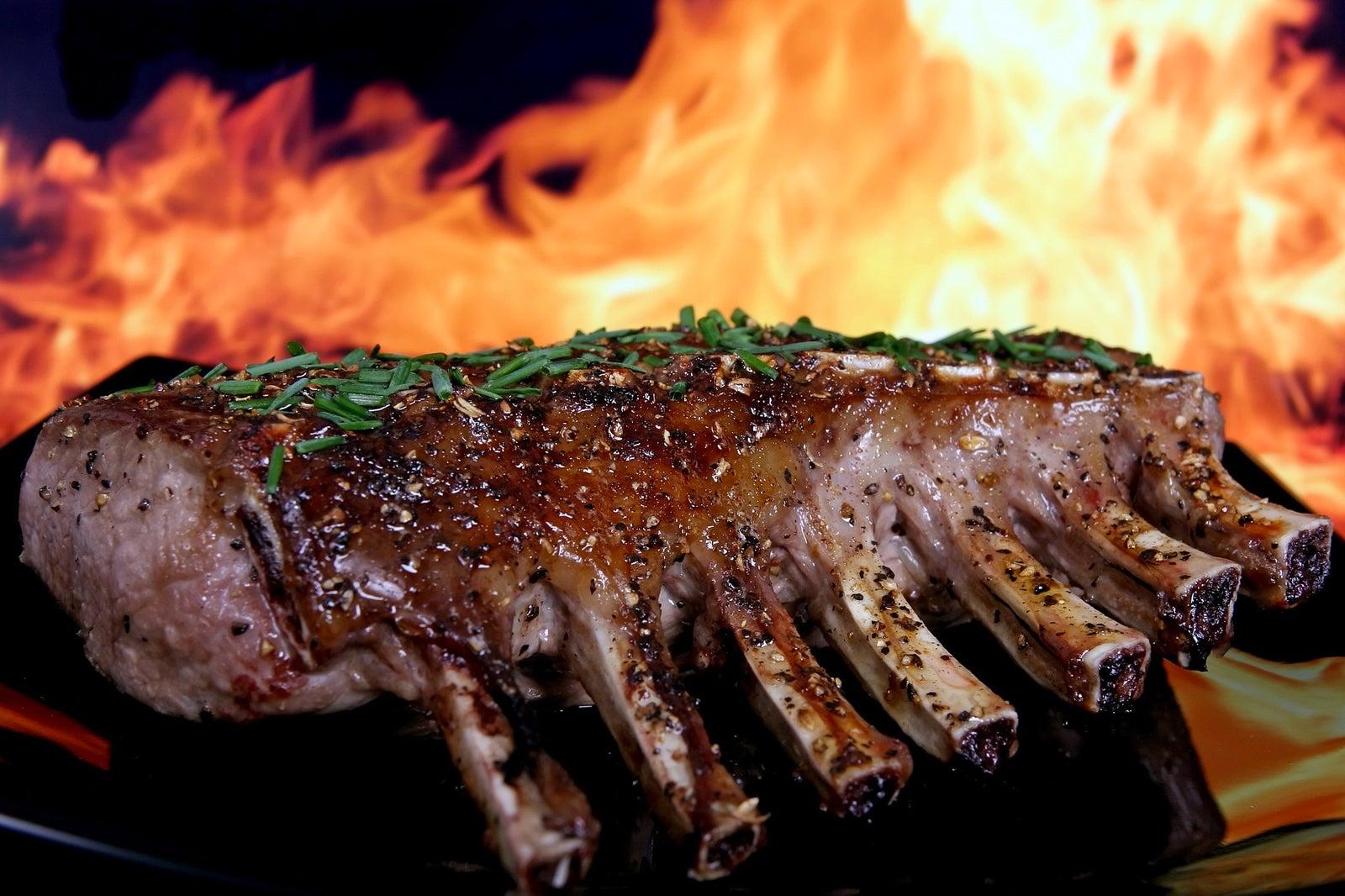 A juicy steak.