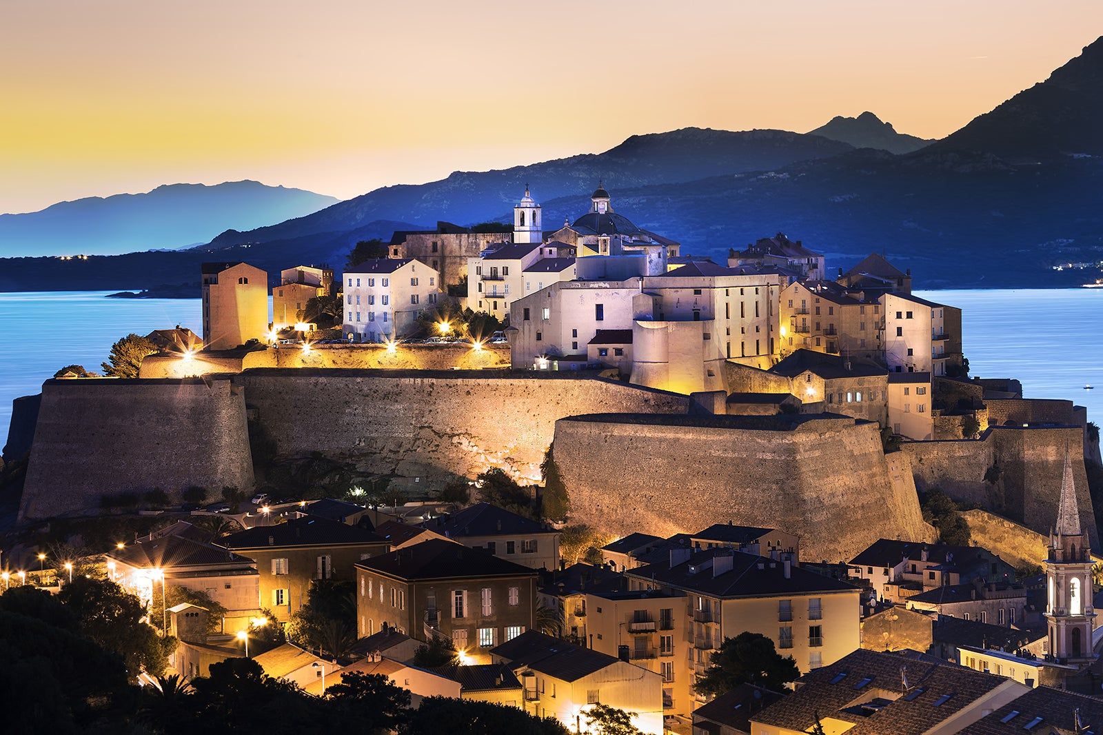 Citadel of Calvi in Corsica