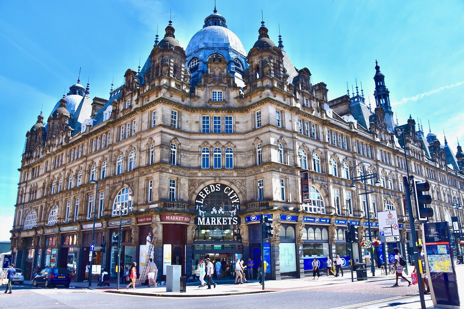Kirkgate Market in Leeds, England