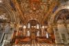An interior of a church.