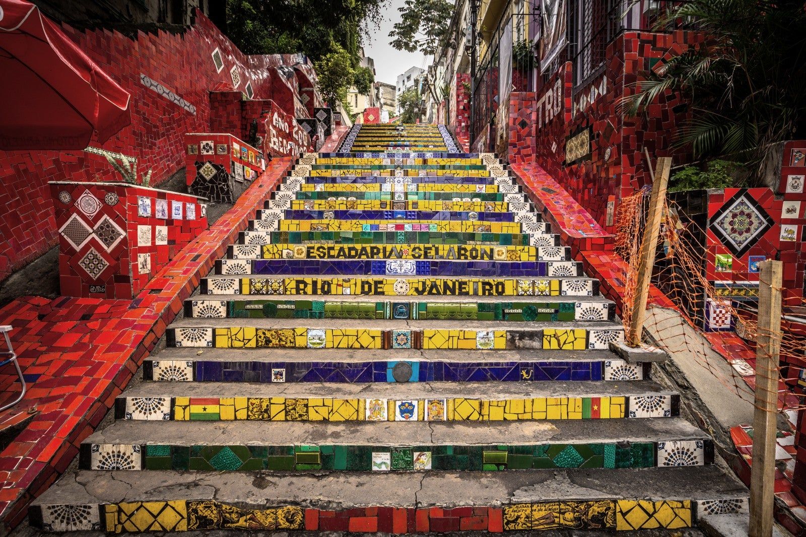 Escadaria Selarón no Rio de Janeiro