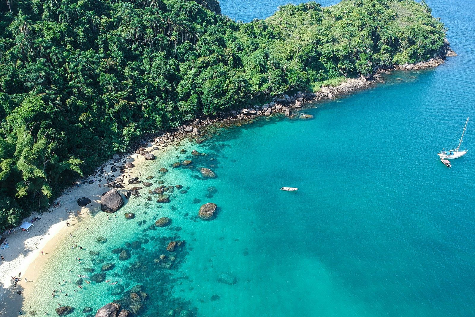 Ilha das Couves em Ubatuba