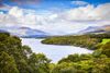 Loch Lomond and The Trossachs National Park in Scottish Highlands