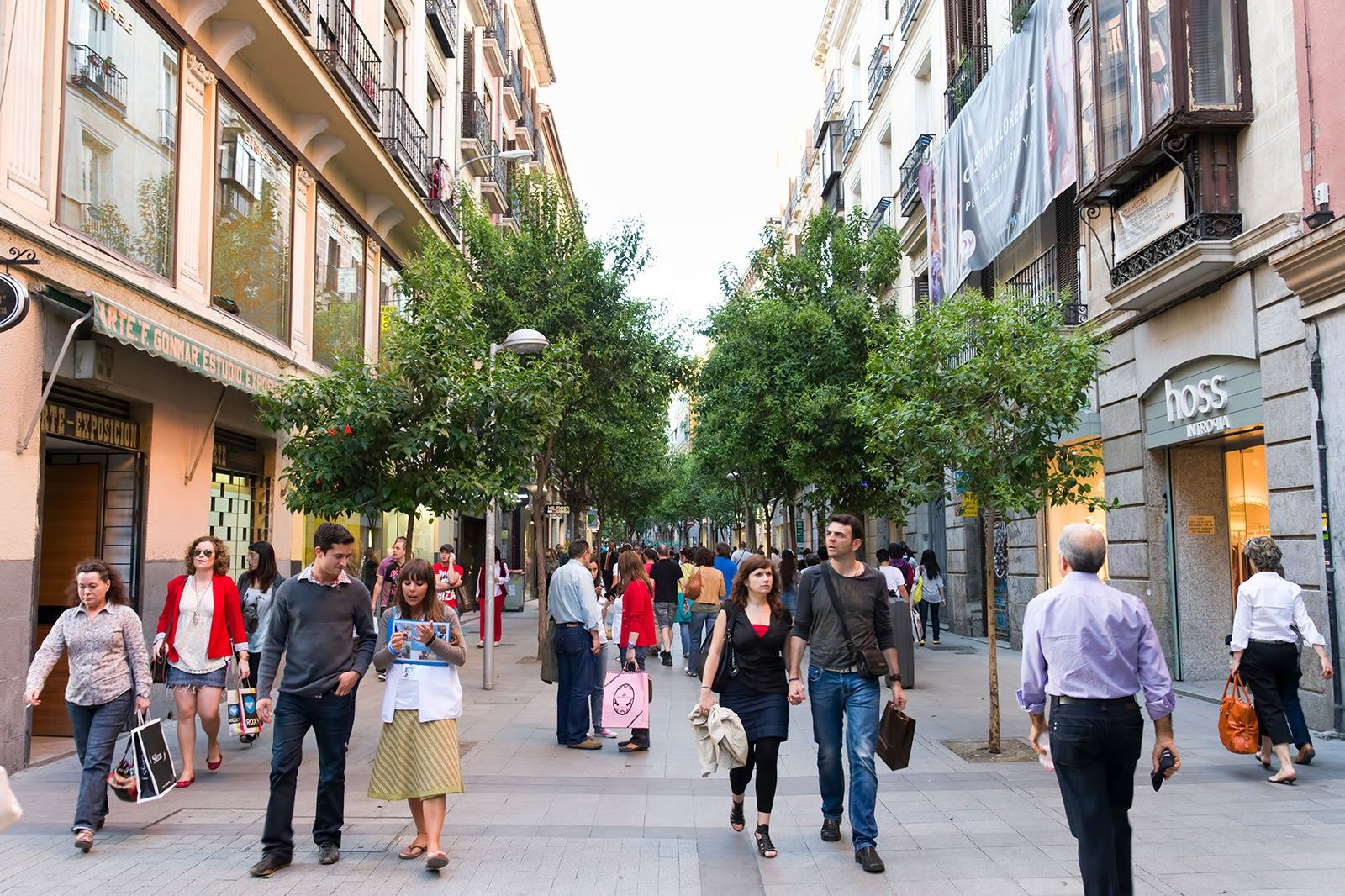 Calle de Fuencarral in Madrid